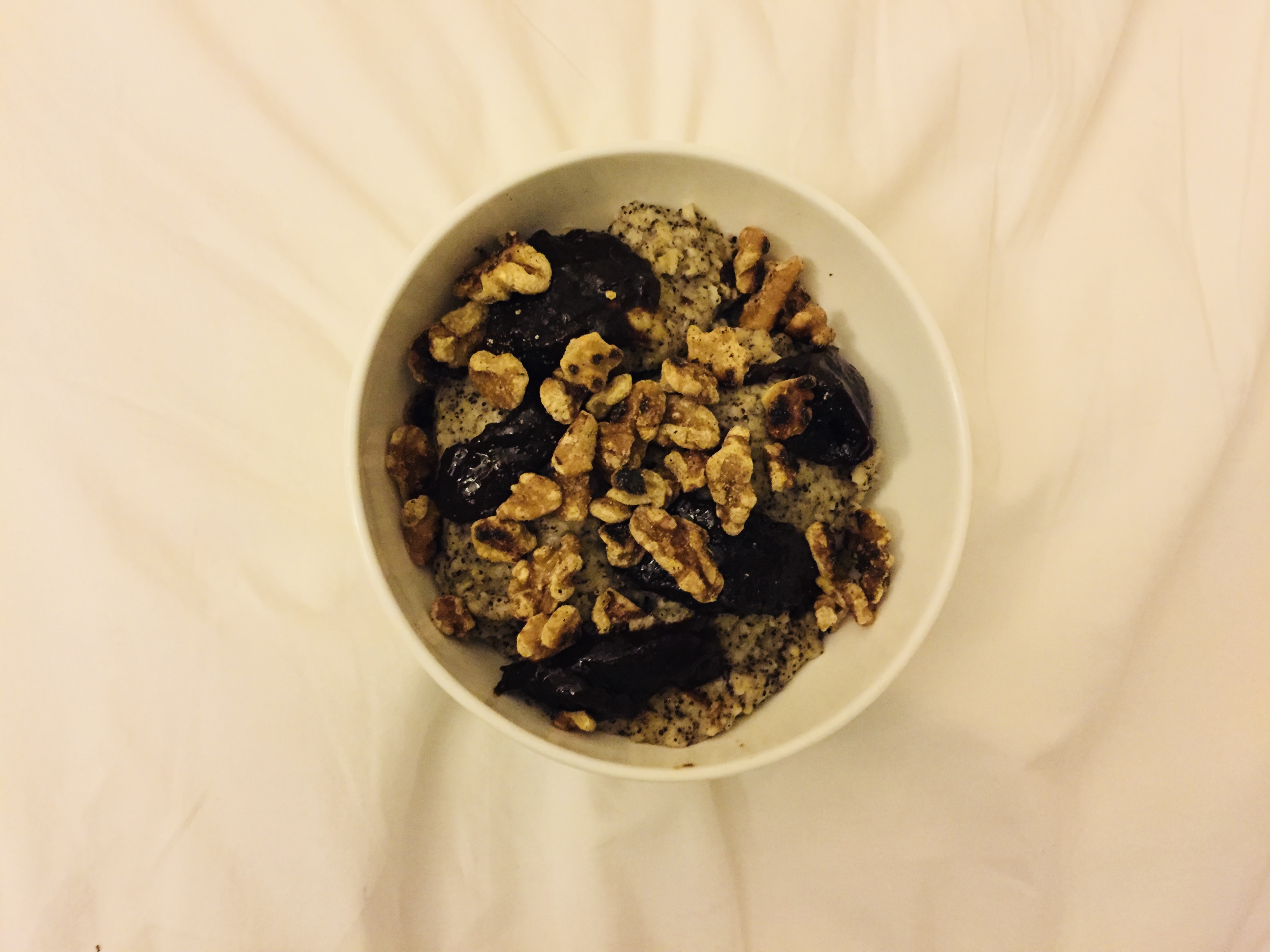 A Nourishing Purim Breakfast: Poppy and Prune Oatmeal - Poppy and Prune